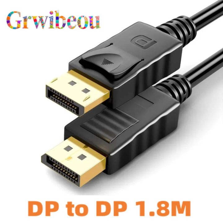 DP to DP DP Cable Displayport Video Audio Cable Display Port Adapter ...