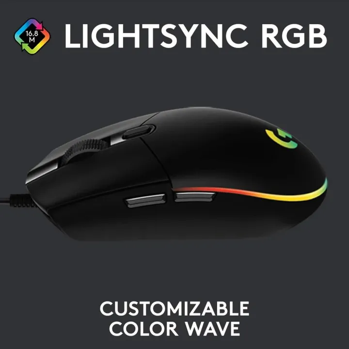 Gaming grade Sensor RGB mouse 8000 DPI- Tracking + 5 sesitivity setting ...