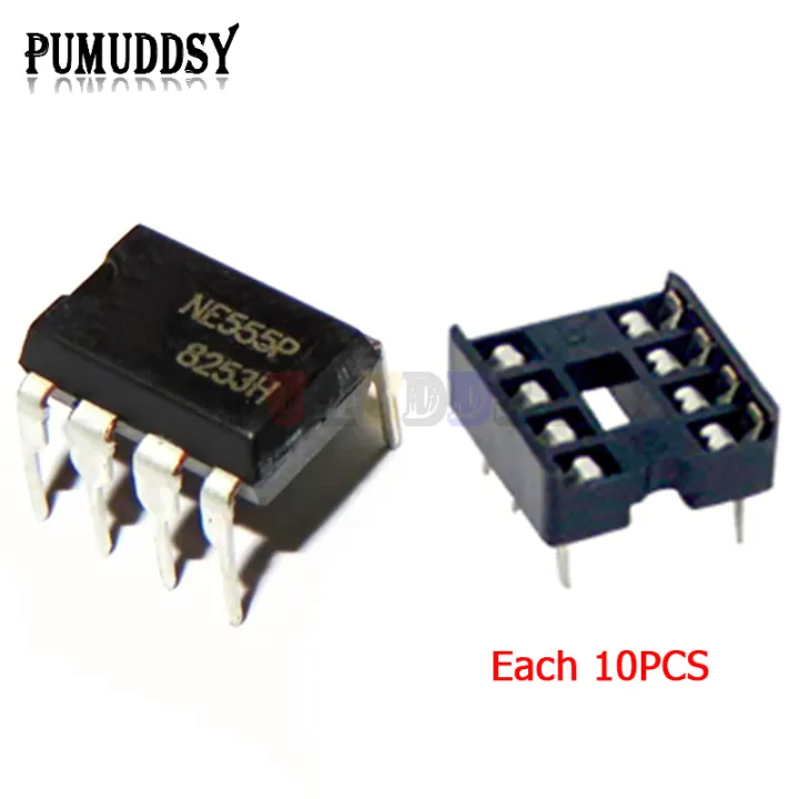 20PCS , (10 Each) NE555 NE555P IC 555 Timer Programming Oscillator Chip ...