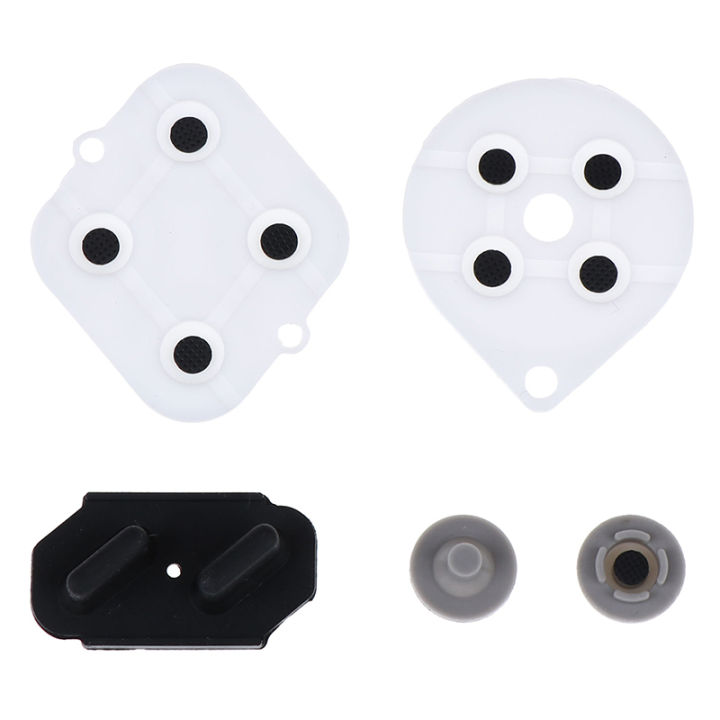 5pcs/set Controller Gamepad Conductive Rubber Pads Button Pad Keypads ...