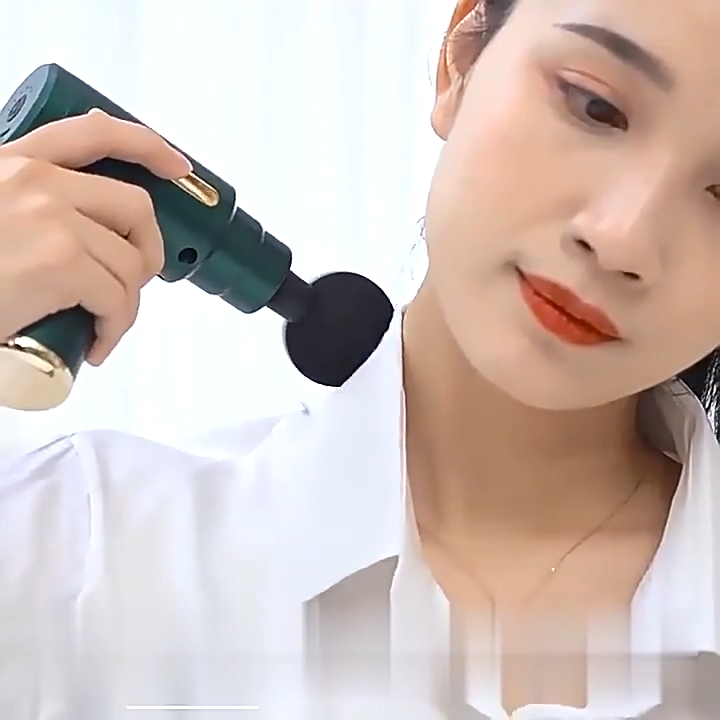 Electric Massager Machine Gun – Rechargeable Body Massager Vibrator Gun ...