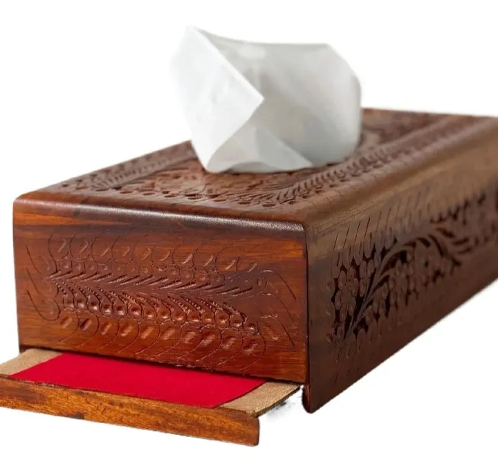 Wooden Tissue box Holder-Natural Beauty Wooden Tissue box - old radio ...