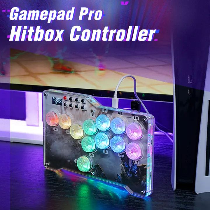 Gamepad Pro Hitbox Arcade Stick For PS5 Fighting Games Hot SWAP Cherry ...