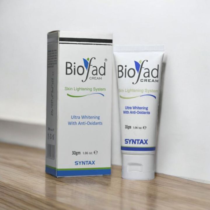 Biofad Whitening Cream 30g | Face Brightening | Spot Removal | Skin ...