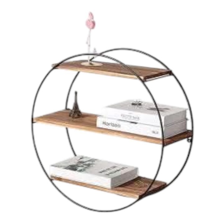 Wooden wall stand for showpieces( 3 tier) | Daraz.com.bd