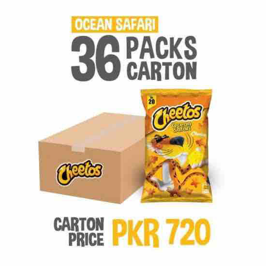 Cheetos ocean safari cheese rs.20 pack of 36 | Daraz.pk