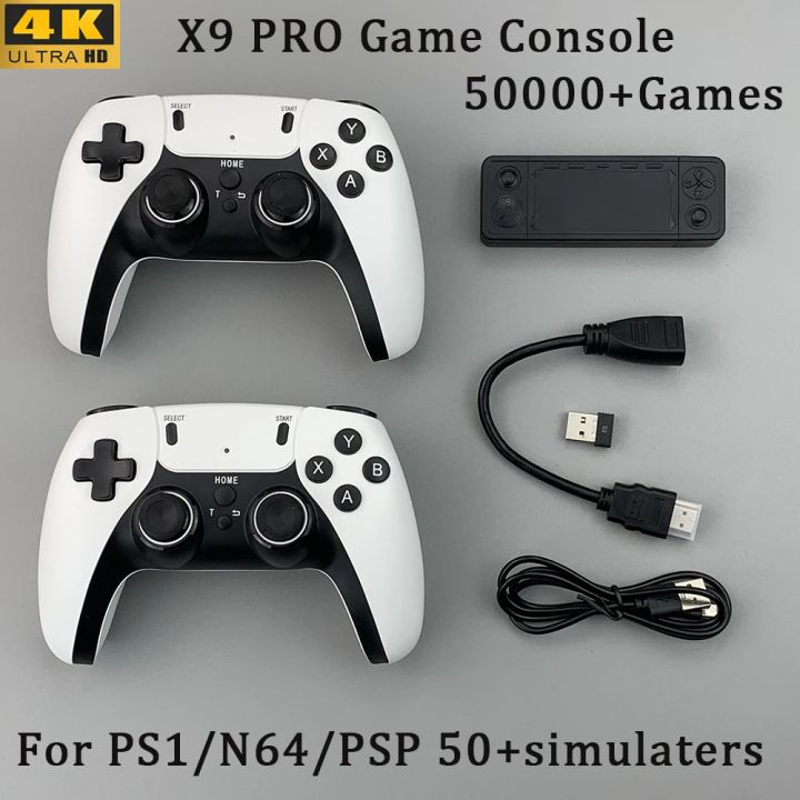 X9 PRO Retro Game Stick Video Game Console 4K TV HD 50000 Games 50 ...