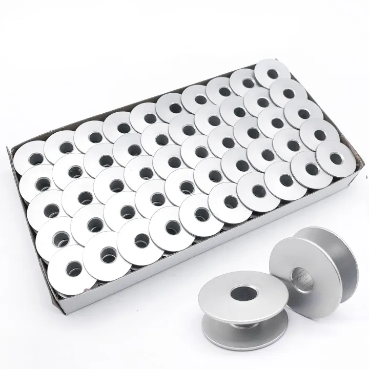 10pcs Computer flat sewing machine wire bobbin plane line aluminum ...