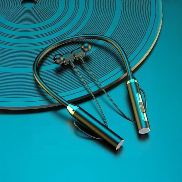 Black Wireless Neckband - Bluetooth Headset with Microphone with own ...