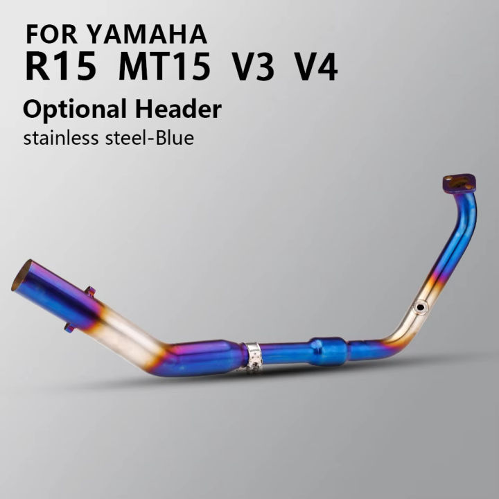 MT15 R15 V3 V4 Motorcycle Exhaust Full Systems Stainless Steel Pipe ...