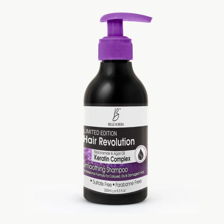 Belle N Beau Keratin Complex Sulfate Free Shampoo – Smooth & Shiny Hair ...
