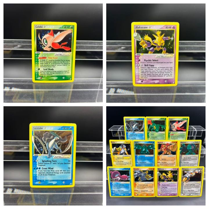 PTCG Collection Cards DIY Star Card Celebi Treecko EN Self Made Single ...