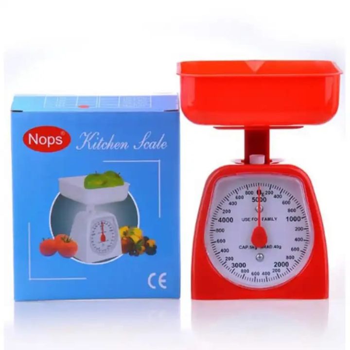 Kitchen scale plastic Analog weighting scale up to 5KG | Daraz.lk