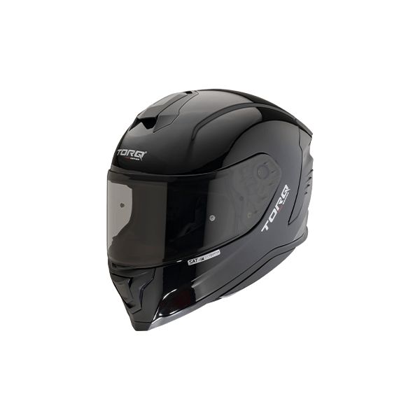 TORQ EVO Solid - Gloss Black Full Face Bike Helmet | Daraz.com.bd