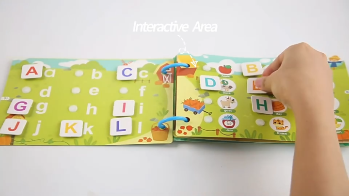 Busy Book Montessori Educational Toy – Interactive Learning Book for ...