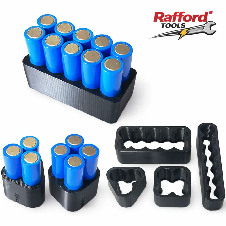 Rafford 4PCS 18650 Lithium Battery Spot Welding Fixture Set Jig Clamp ...
