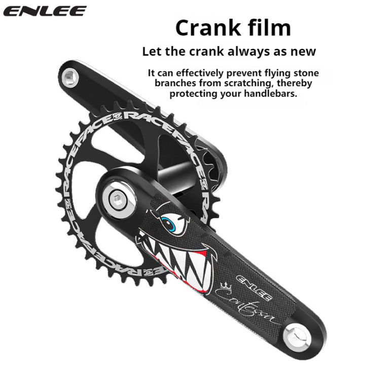 ENLEE Bicycle Crank Film Tooth Disc Crank Protective Tape Anti-Scratch ...