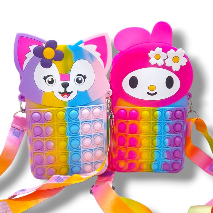 Popit bag Single Shoulder Bag Messenger Bag, Bubble Press Cartoon ...