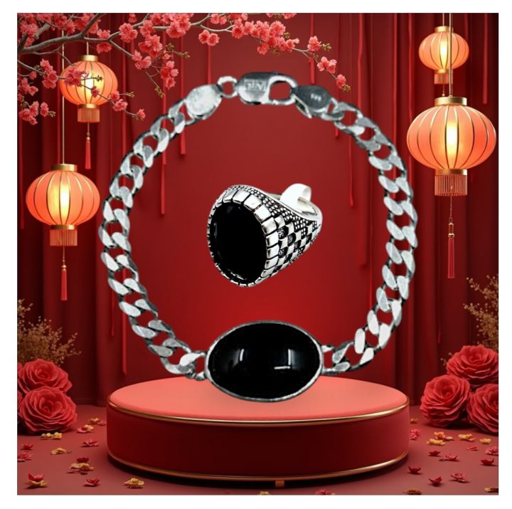 Most Papular Stainless steel Suleman Khan Braclet +Tirkish Ring-Top ...