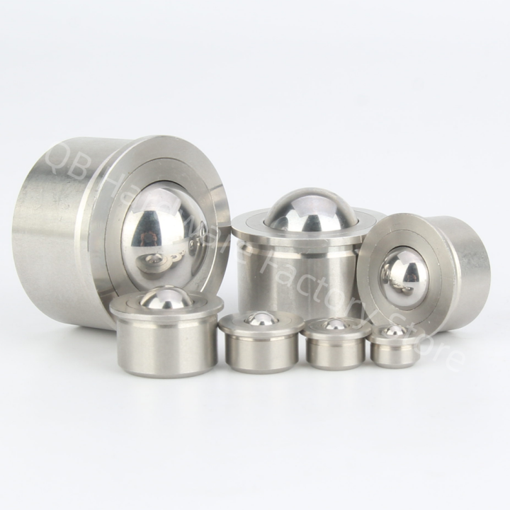 Pressure In Type Stainless Steel/POM Round Ball Transfer Unit Bearing Conveyor Ball Rollers ...