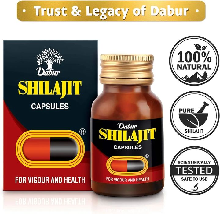Dabur Shilajit 30 Capsules | Daraz.com.np