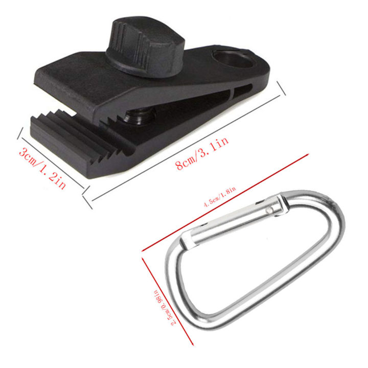 20Pcs Tent Clips Outdoor Canopy Clips Fixed Plastic Clamps Plastic ...
