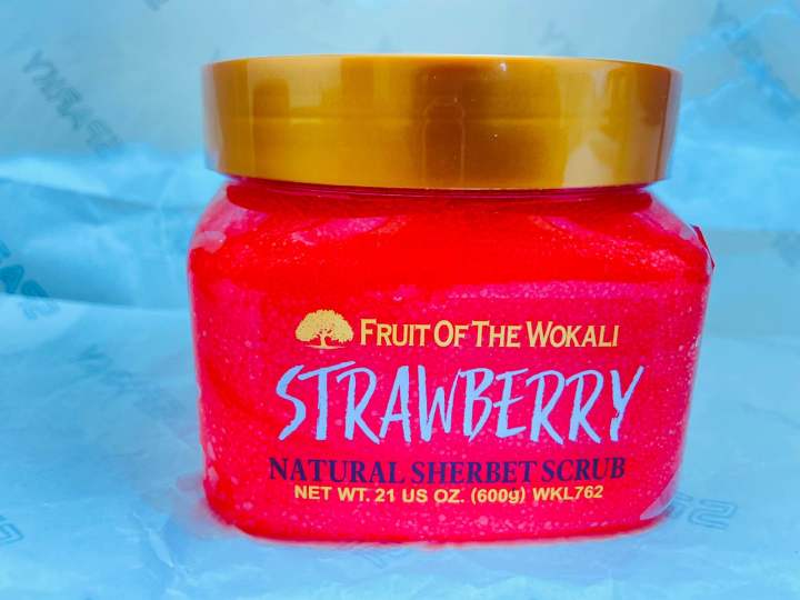 Fruit of the wokali Strawberry scrub | Daraz.lk