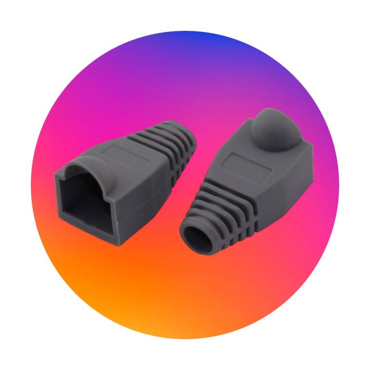 Black Copper RJ45 Connector Cap 100 Pcs | Daraz.pk