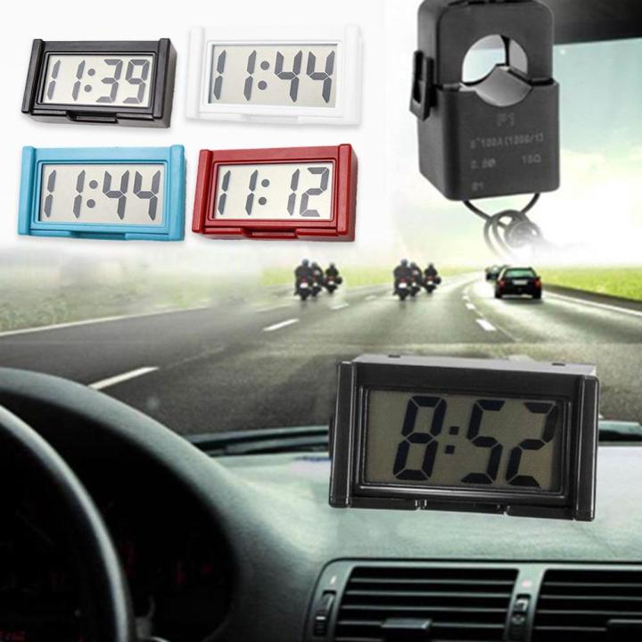 Mini Digital Clock Large Screen Car Dashboard Electronic Clock Self ...