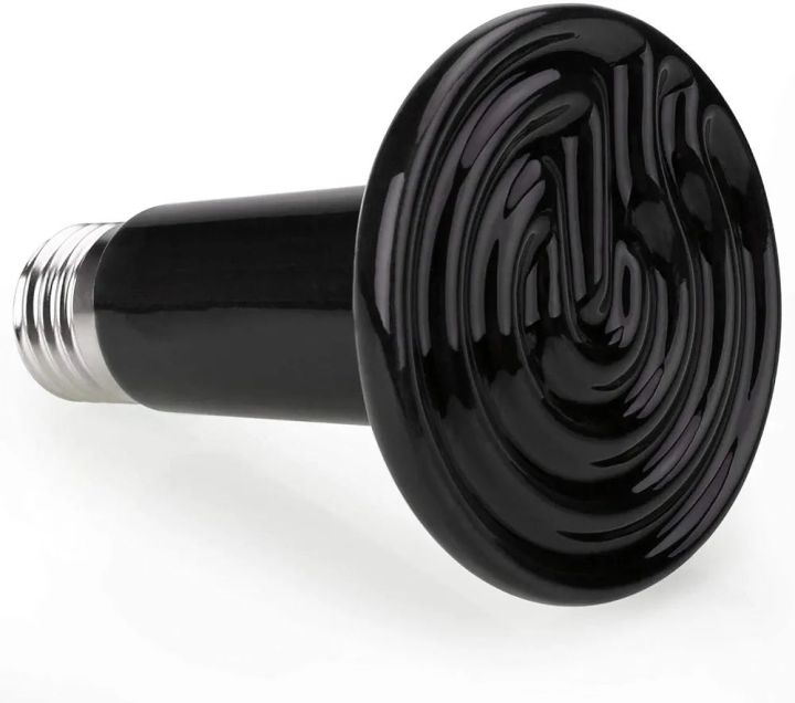 75w Ceramic Heat Lamp, Upgraded Thicker Infrared Reptile Heat Emitter ...