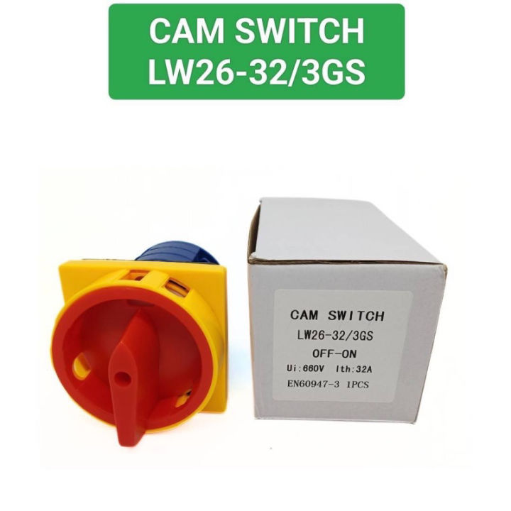 Cam switch lw26-/3GS Cam switch on-off 20A 32A 63A | Shop.com.mm