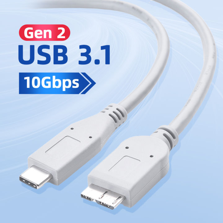 USB 3.0 Micro B to USB C Hard Drive Cables USB C to Micro B Cable USB C ...
