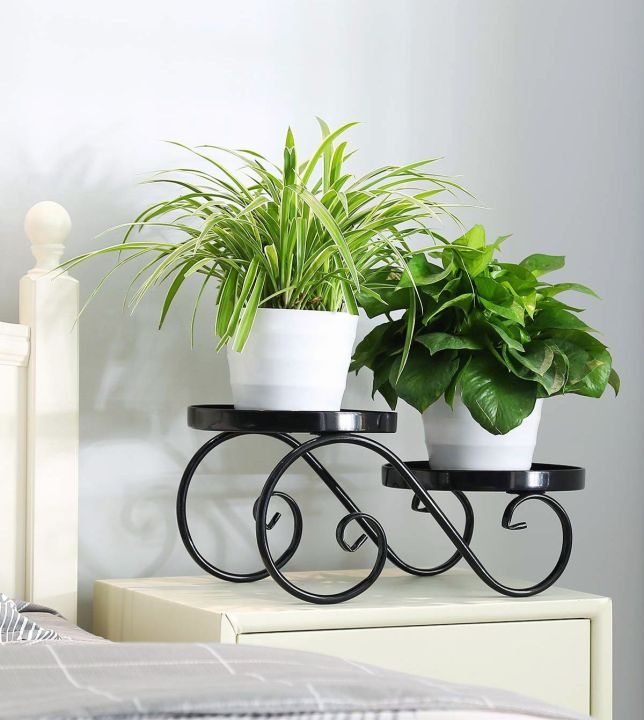 Iron Made Two Tier Gamala Plant Stand Shoe Shaped | Daraz.com.np