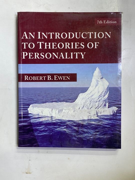 AN INTRODUCTION TO THEORIES OF PERSONALITY 7th EDITION BY ROBERT B EWEN ...