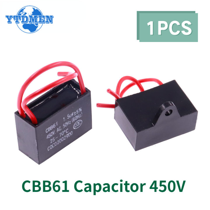 CBB61 Capacitor 450vac Fan Starting Capacitor 450V Fan Capacitors 1UF/1 ...