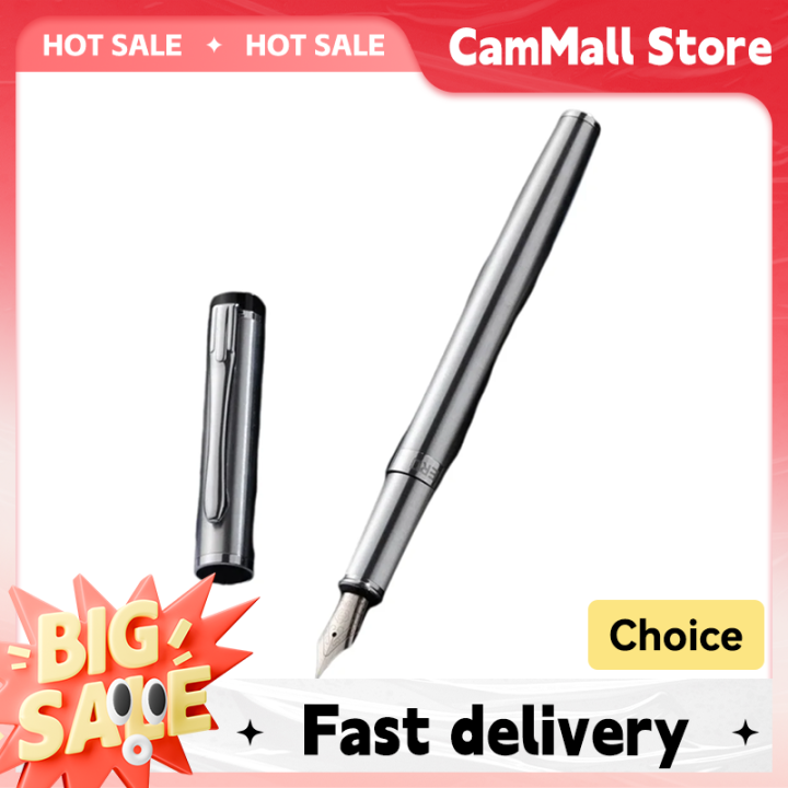 HERO Blue Forest Metal Fountain Pen Titanium Blue Extra Fine Nib 0.5mm ...