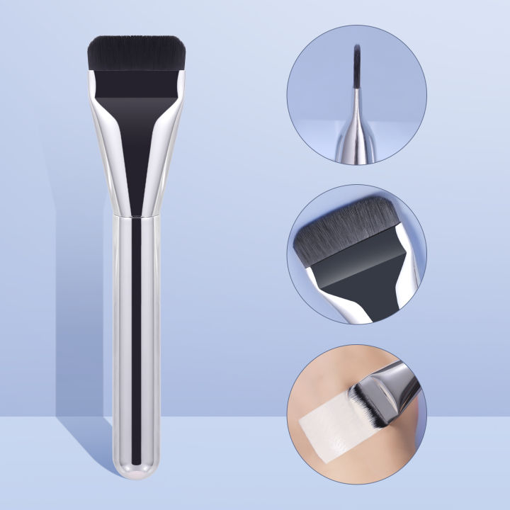 Foundation Brush,1pcs Plastic Daily Flat head Apply makeup and fit well ...