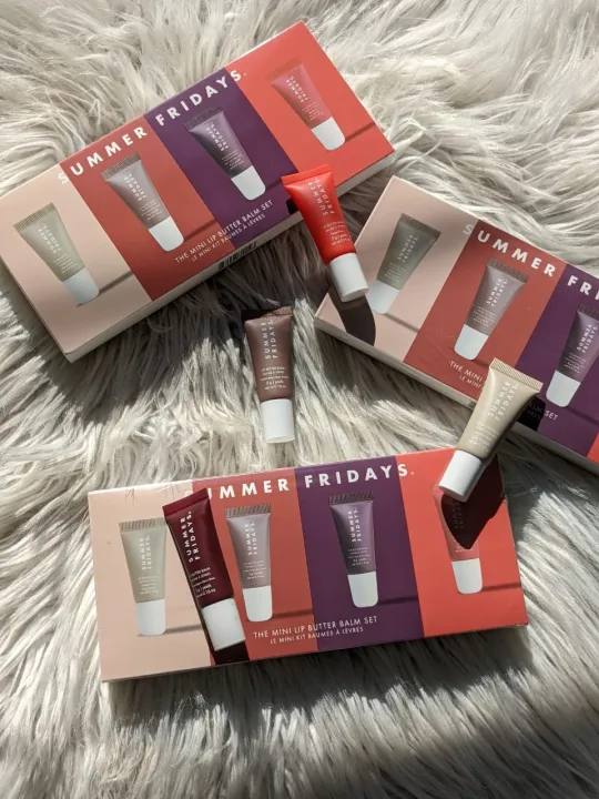 Summer Fridays Mini Lip Butter Balm Set – Hydrating Lip Care Kit ...