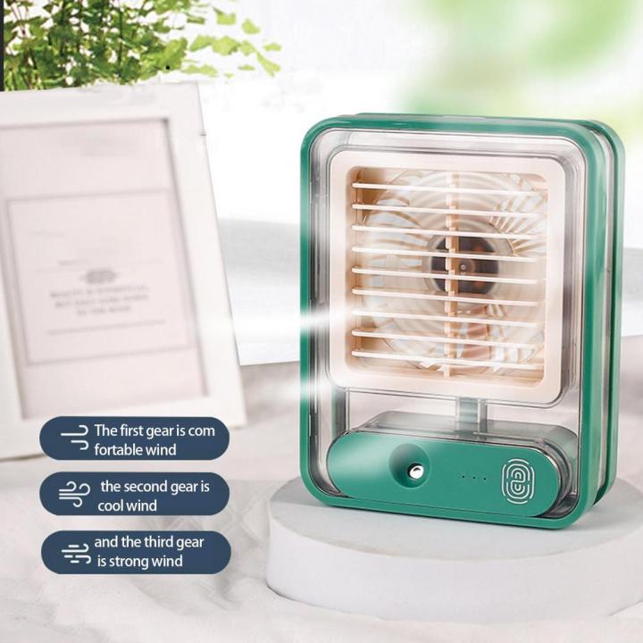 Rechargeable Battery Operated Mini Usb Fan With Mist Water Spray Mini ...