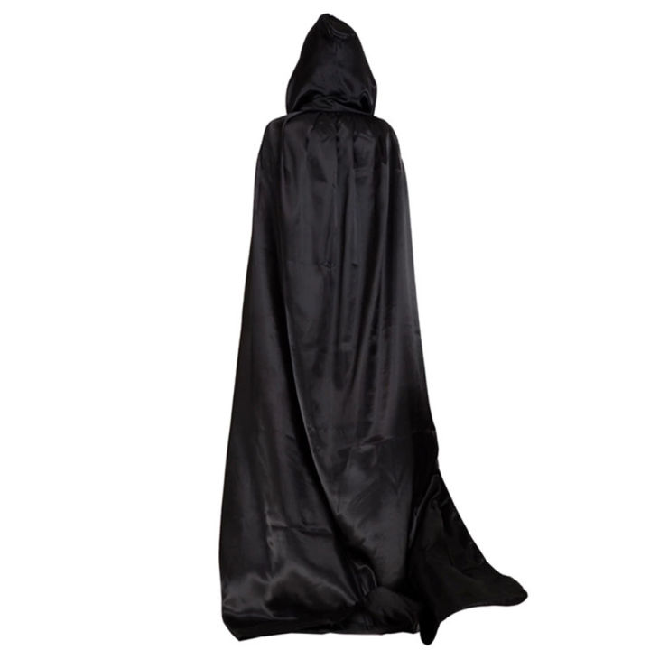 Halloween Cloaks Capes Women Men Cosplay Costumes Long Hooded Devil ...
