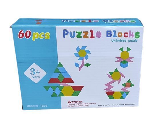 60 Piece Building Blocks Puzzles Toy | Daraz.lk