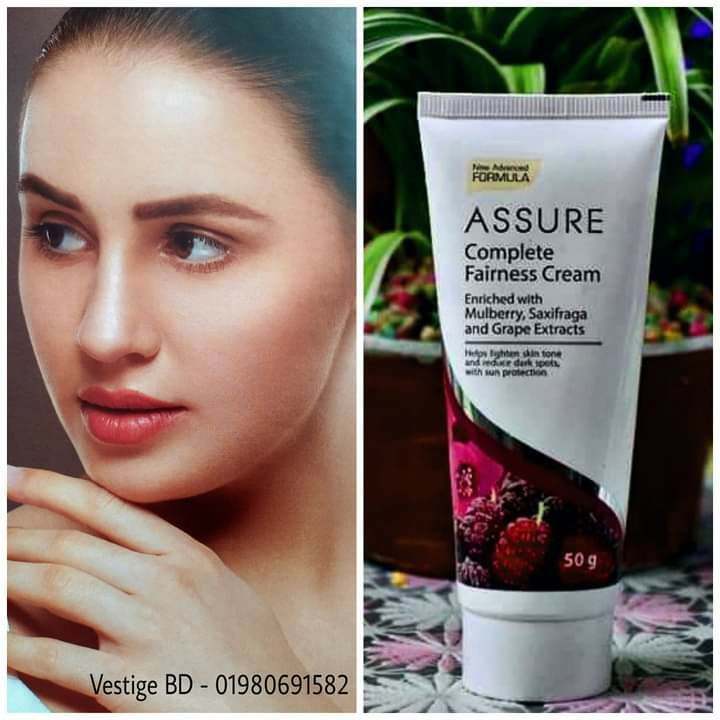 Assure Complete Fairness Cream 50g IndianMulberry, Saxifraga and Grape ...