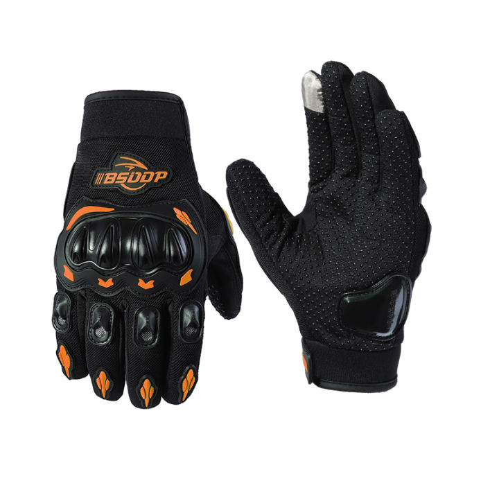 Motorcycle Gloves Summer Riding Gloves Hard Knuckle Touchscreen ...