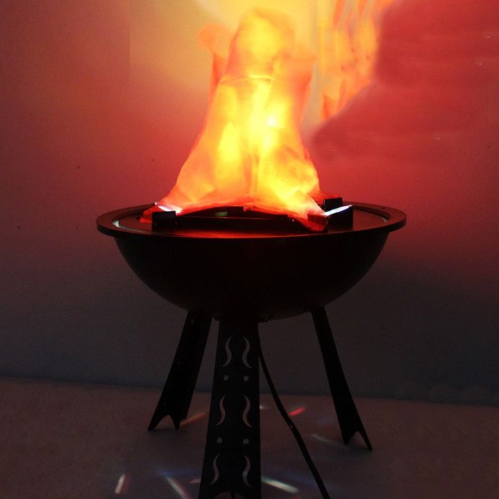 Halloween Decorative Flame Brazier False Fire Burning Prop Simulation ...