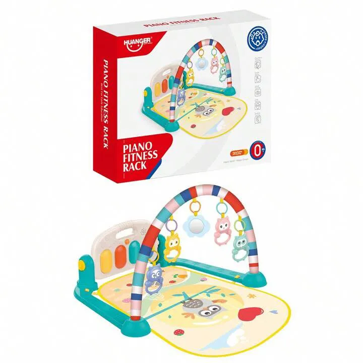 Unisex Baby Piano Gym Play Mat, Infant Kick And Play Piano Activity ...