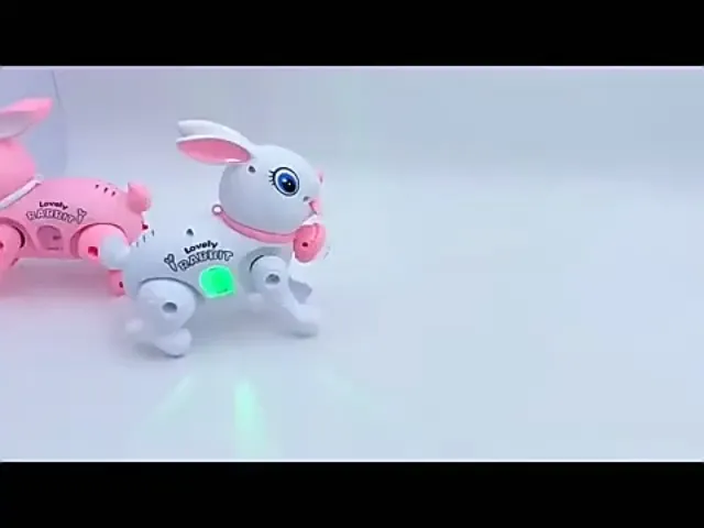 Electric Dancing Rabbit Toy for Kids with LED Lights & Music | Jumping ...