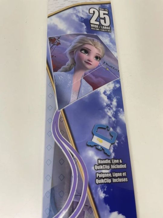 Disney Frozen 2 Elsa Princess Kite Nylon Diamond X Kites 25” Wide Large ...