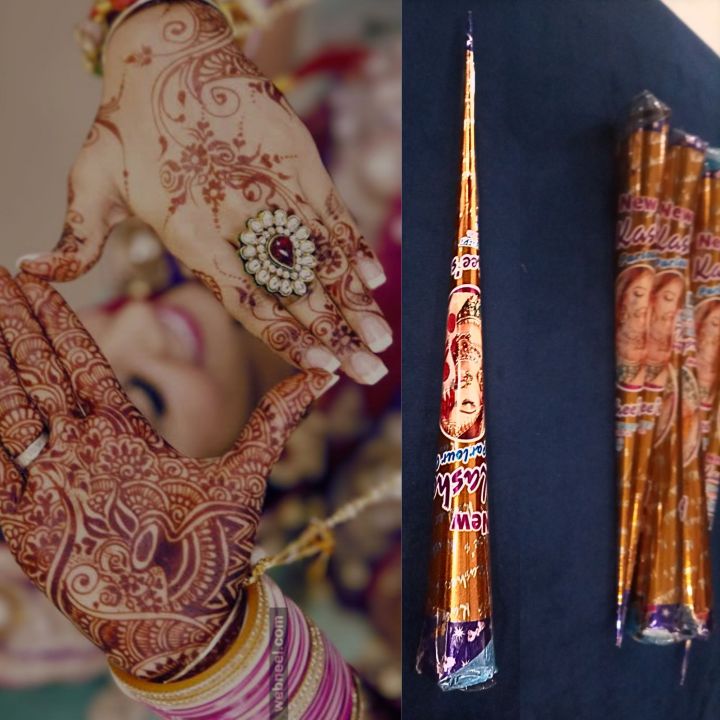 Mehndi Cone | Pack of 2| Kashi Cone| karachi brown Mehndi for party and ...