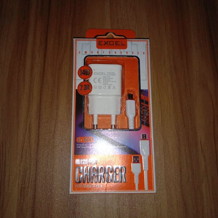 Excel Ultra Fast CHARGER with Data Cable | Daraz.com.bd