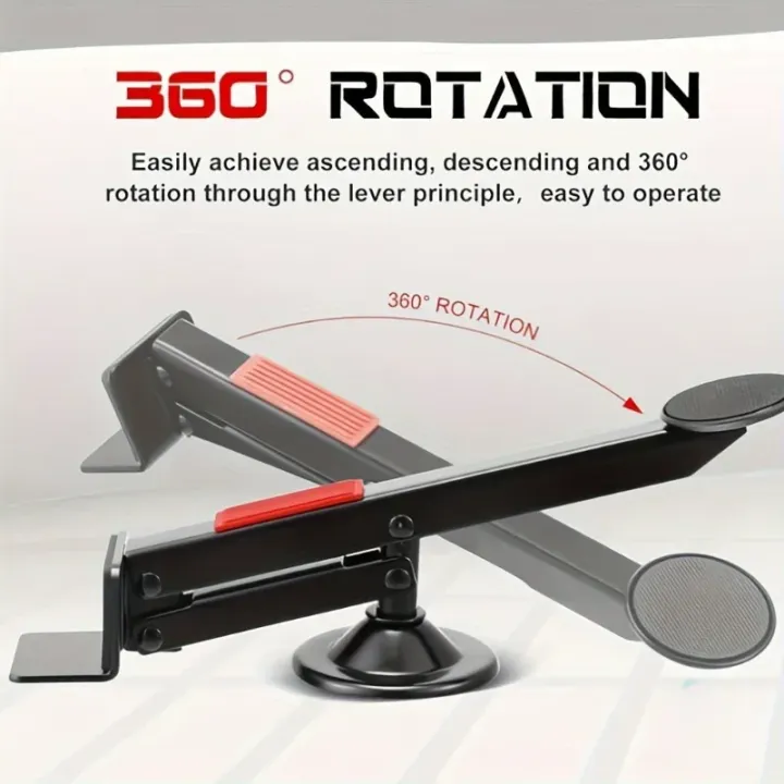The Sturdy Metal Door Lift 360° Rotating Lever Activates The Door ...